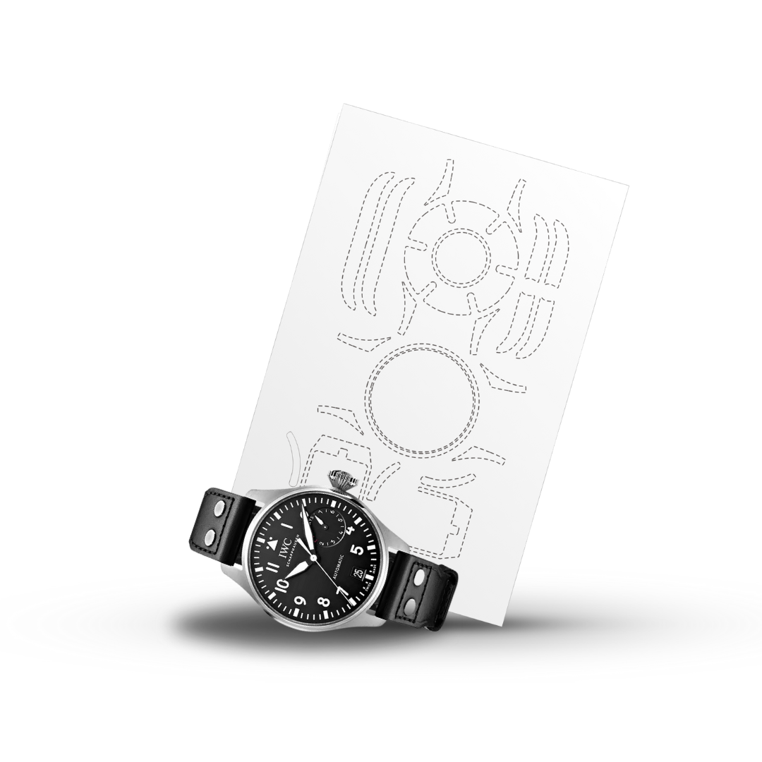INVISI-SHIELD For IWC Pilot's Watch Mark XX Ref:IW328201 – INVISISHIELD LAB